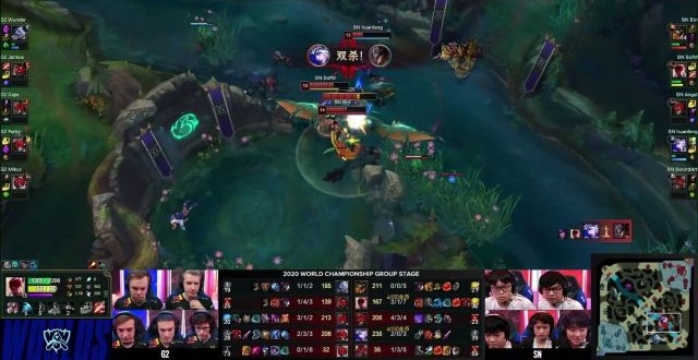 SN憾负G2！队员满脸不甘解说纷纷可惜，帽皇激动手抖G2发文嘲讽RNG_腾讯新闻