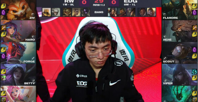 EDG 2：0 RW Jiejie岩雀灵性Gank带动节奏_腾讯新闻