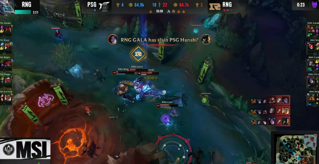 LOL：ADC的一天！PSG小炮跳脸开团成伏笔，RNG挺进决赛！_腾讯新闻