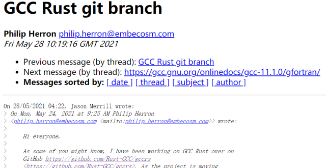 GCC Rust 继续推进其上游计划_腾讯新闻
