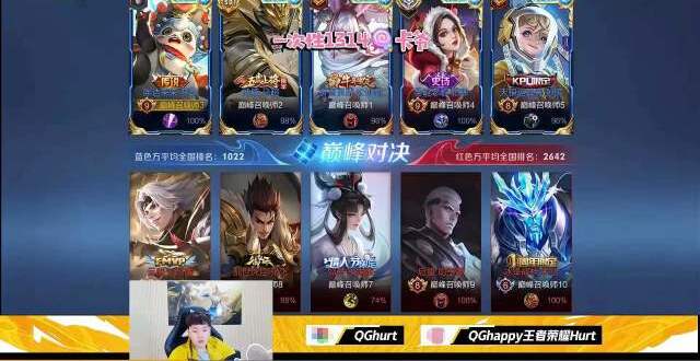 全国193名的国服貂蝉，QG.hurt怀疑他是猫神，见ID发现却是KPL首发选手！_腾讯新闻