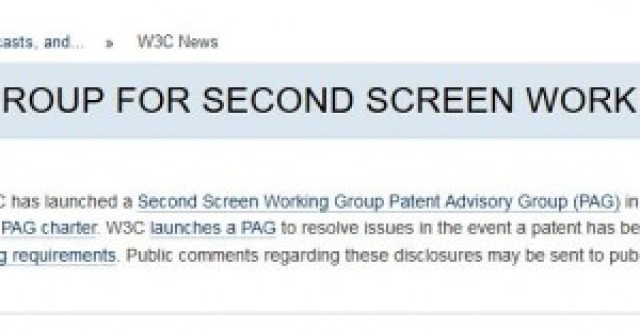 由于某些苹果专利，W3C第二屏工作组推进开放屏幕协议时遇到麻_腾讯新闻