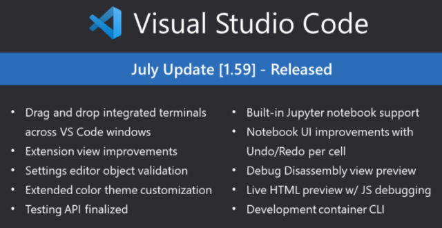 微软 Visual Studio Code v1.59 发布_腾讯新闻