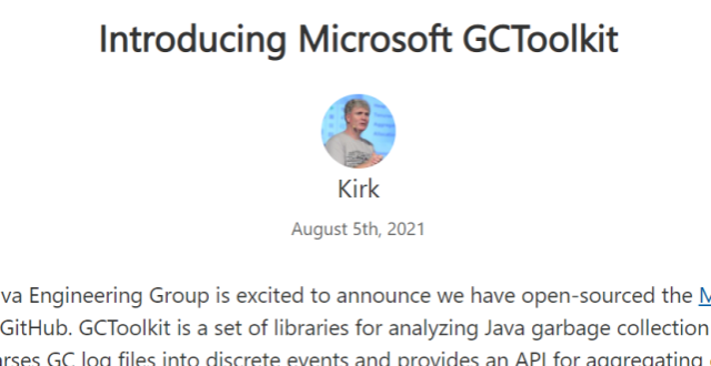 微软开源 GCToolkit，用于解析 GC 日志的工具_腾讯新闻