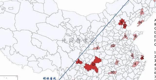 中国超大城市特大城市分布图最新城市评级 腾讯新闻