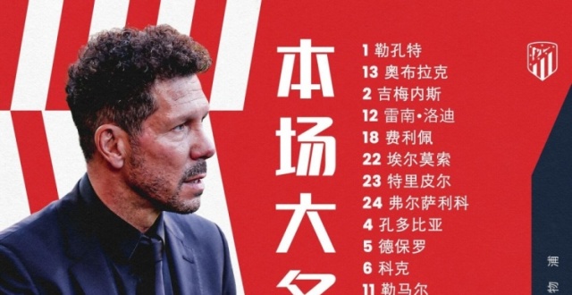 马竞欧冠战利物浦名单苏亚雷斯格列兹曼领衔 菲利克斯在列 腾讯新闻