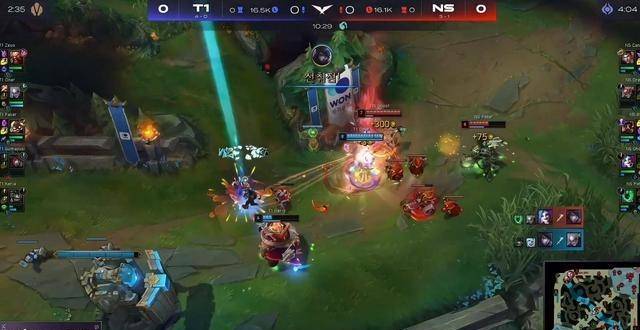 LCK春季赛T1苦战3局力克NS T1新老上单之争各取一局POG_腾讯新闻