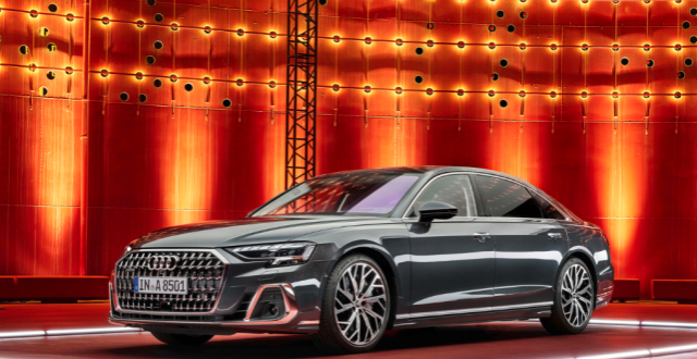 大灯升级前脸焕新，奥迪A8L迎来中期改款，网友：A4L PLUS？_腾讯新闻