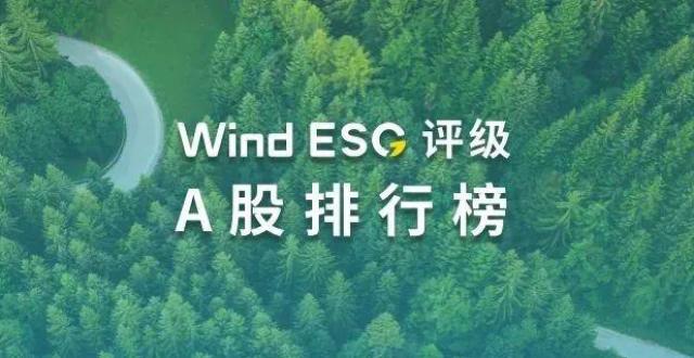 Wind ESG评级A股排行榜揭晓_腾讯新闻