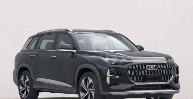 奥迪家族中的“大块头”！全新Q6实车曝光，2.0T四驱对标宝马X5L_腾讯新闻