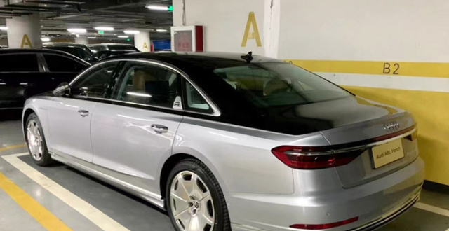 奥迪新A8L大幅加长！3.0T＋双色车身，130万起，比S级迈巴赫还帅_腾讯新闻