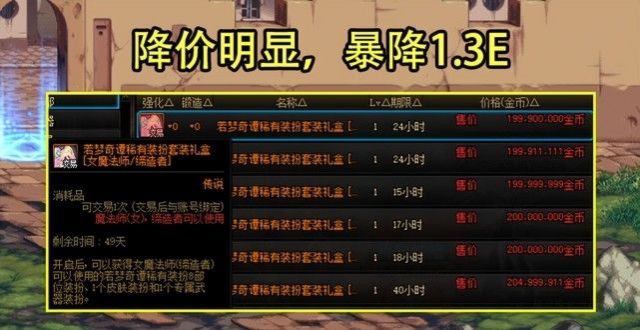 DNF：28号礼包物价一览！装扮礼盒价格飙升，若梦至尊暴降1个亿_腾讯新闻