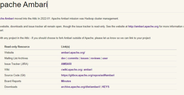 复活啦！退役的 Apache Ambari 项目又重新启动_腾讯新闻