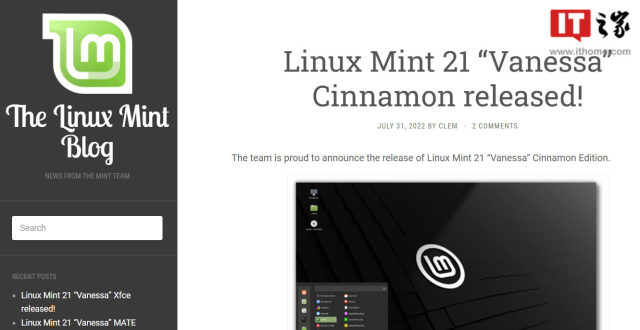 Linux Mint 21“Vanessa”正式版发布，基于 Ubuntu 22.04 LTS_腾讯新闻