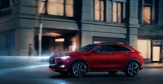 售价38.98万起，英菲尼迪轿跑SUV QX55亮相成都_腾讯新闻