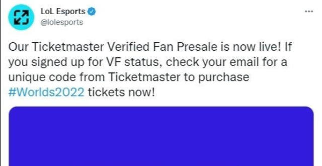 LOL官方宣布S12门票开启预售！将于北京时间10月8日凌晨6点开打_腾讯新闻