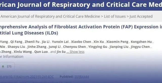 AJRCCM：间质性肺病患者中成纤维细胞活化蛋白（FAP）表达分析_腾讯新闻