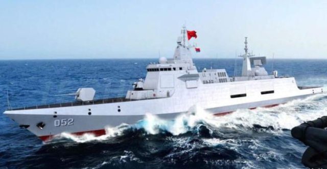 052DM型驱逐舰：在南北两大船厂开建，被认为是052DL型的改型_腾讯新闻