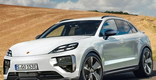 纯电版“保时捷Macan”路试曝光！全新平台打造，续航超700km_腾讯新闻