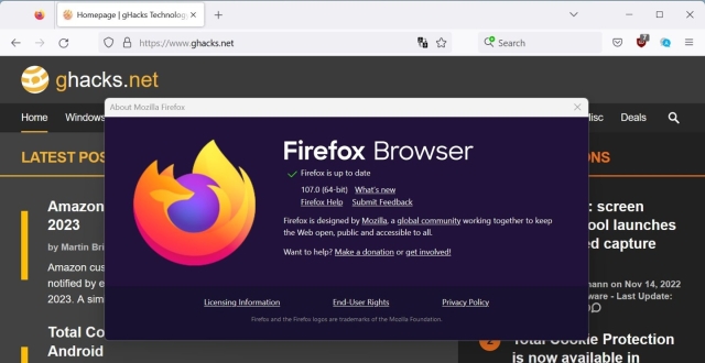 火狐浏览器 Firefox 107 稳定版发布：增强安全，改善性能_腾讯新闻