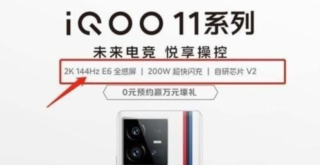定档12月2日，2K 144Hz E6全感屏 iQOO11系列开创电竞视效新纪元_腾讯新闻