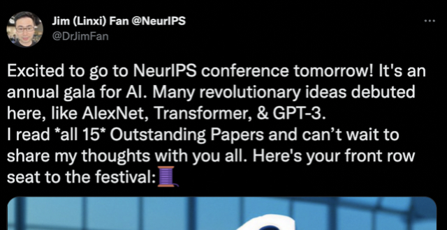 一文盘点NeurIPS'22杰出论文亮点！英伟达大佬一句话总结每篇重点_腾讯新闻