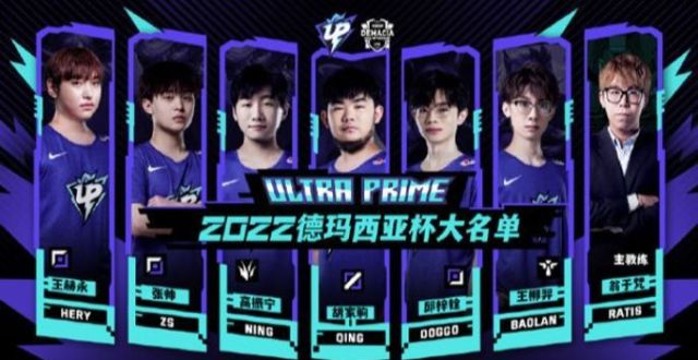 UP公布德杯名单：S8冠军野辅Ning、Baolan回归赛场_腾讯新闻