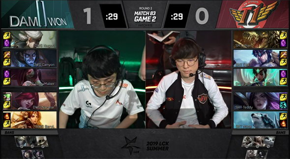 SKT无缘LCK常规赛第一，解说记得：DWG赛区情况像BLG
