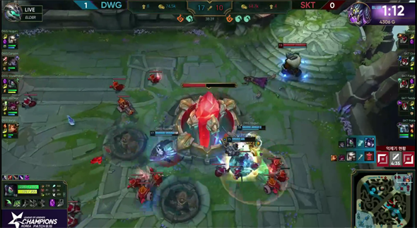 SKT无缘LCK常规赛第一，解说记得：DWG赛区情况像BLG