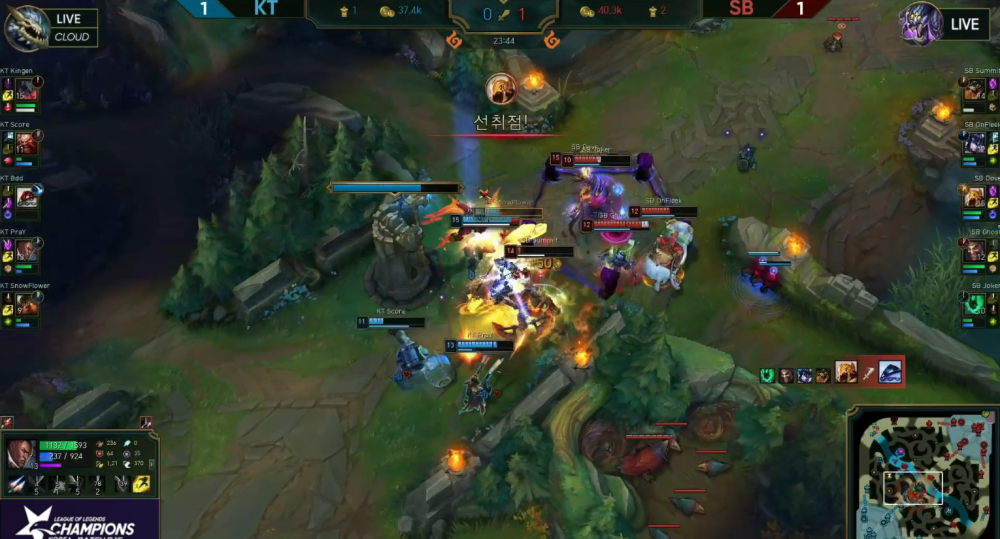 决胜局Bdd秀出泽拉斯，KT尽力了终究挡不住SB锁定季后赛！