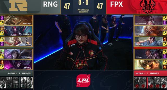 LPL：RNG1：0FPX，Doinb亚索被F6击杀