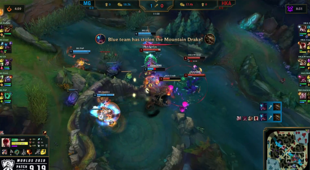 LOL：HKA单带拉扯击溃对手，MEGA反向运营太下饭！