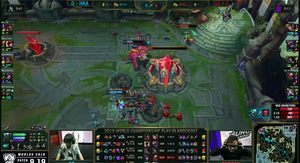 S9首次无射手阵容登场，AD辛德拉力压吸血鬼 HKA先下一城