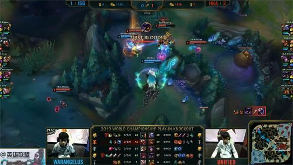 AD位小法师发挥出色，HKA击败ISG晋级S9小组赛