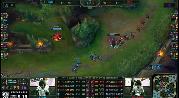 AD位小法师发挥出色，HKA击败ISG晋级S9小组赛