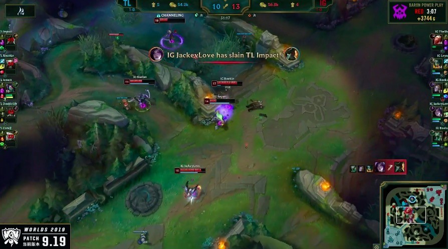 英雄联盟S9：TheShy吸血鬼有说法 发育到30分钟 直接打卡下班