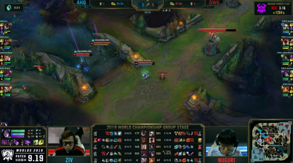 LOL：AHQ大招流团战体系，拜倒在DWG的对线和运营之下！
