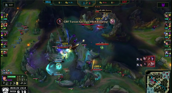 磨叽使HKA败北 C9最后希望破灭，GRF晋级八强