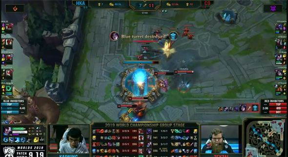 C9为打野艾克正名，HKA六连败出局 AHQ是LMS最后希望