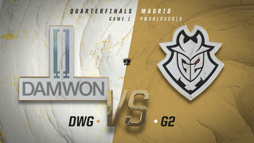 两位欧洲法王BUFF加持，G2八强赛首局暴揍DWG，这双C太猛了
