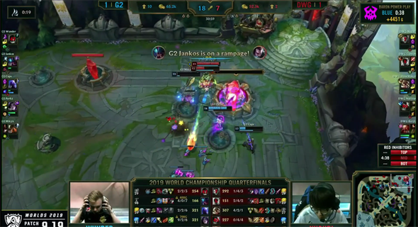 Jankos挖掘机发挥出色，G2第三局比赛击败DWG拿到赛点