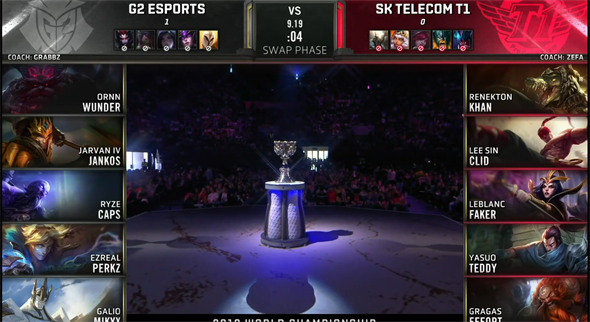 李哥父亲督战 Faker妖姬发挥出色，SKT扳回一城