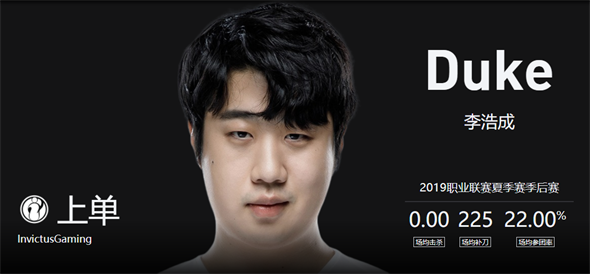 IG的S9世界赛结束后首位离队成员产生，锦鲤Duke宣布离队