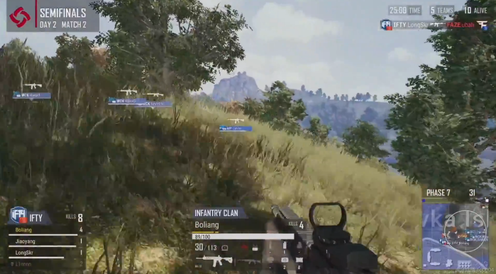 PGC半决赛第二天第二场，4AM决策失误，IFTY逆袭吃鸡！