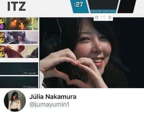 巴西女辅助Mayumi表示：喜欢阿水 网友：你就是馋他身子