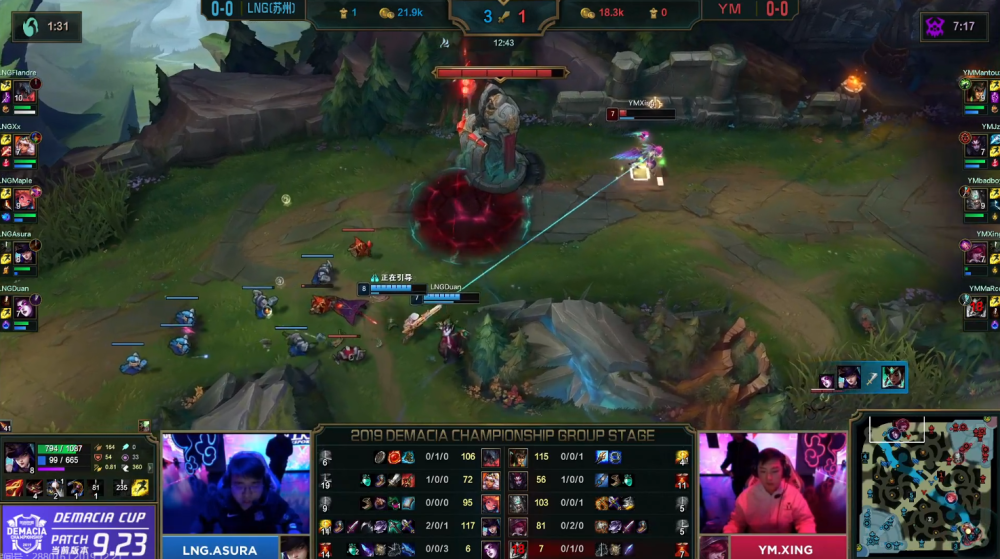 LOL：YM德杯首秀中单蛮王！LNG新阵容全面碾压拿下开门红