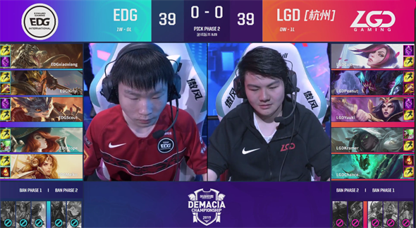 Xinyi野区节奏力压小花生 EDG轻取LGD获得二连胜