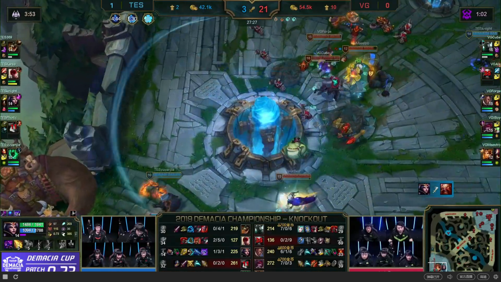 LPL德杯：VG扳回一局 CUBE铁男肆虐全场