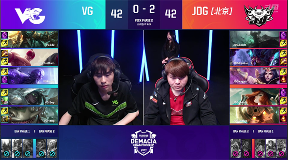 JDG第三局碾压VG获得德杯季军 绿毛暗示RNG获得德杯冠军