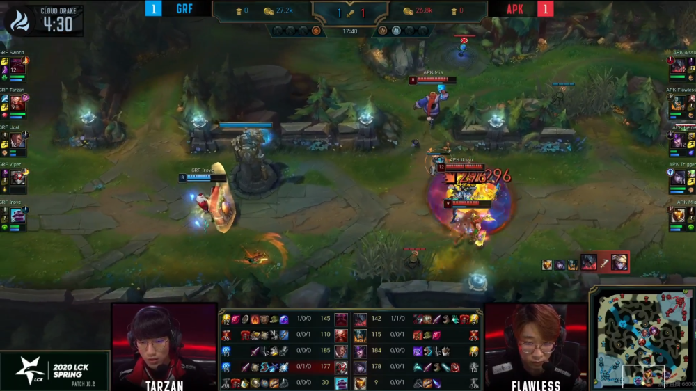 剑皇奥恩一锤定音GRF拿下两连胜 APK成也巴德败也巴德！